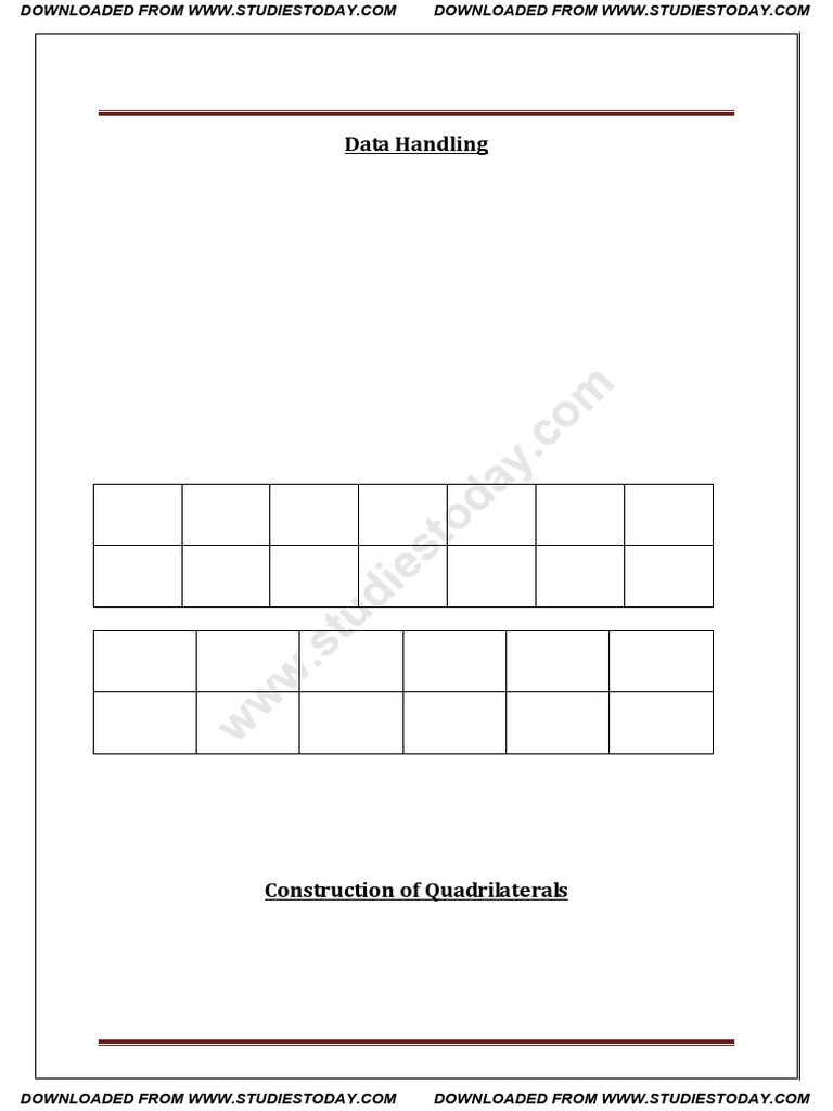 Data Handling B | PDF