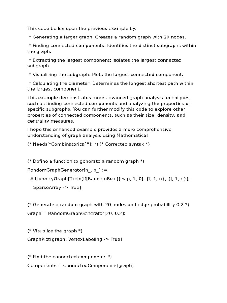 Generategmhulk a | PDF | Vertex (Graph Theory) | Mathematical Relations