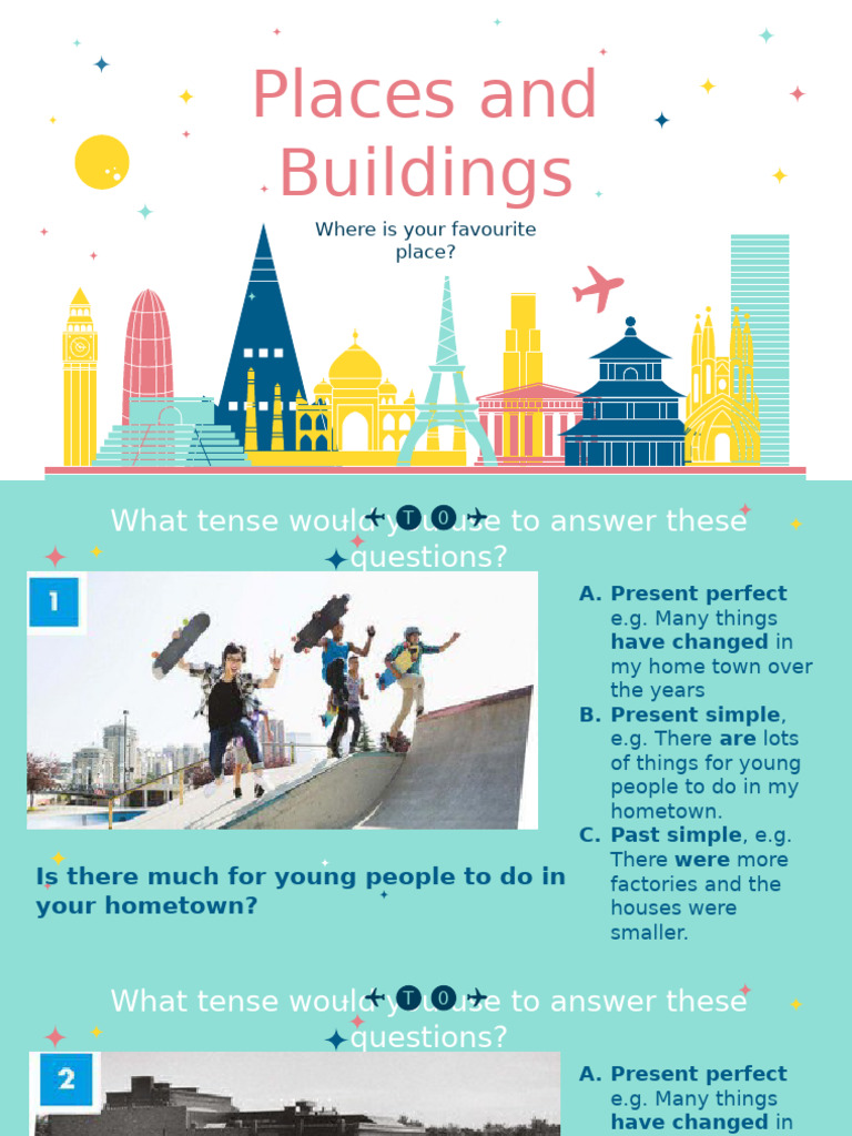 M1 Unit 2 Places and Buildings | PDF | Language Mechanics | Syntax