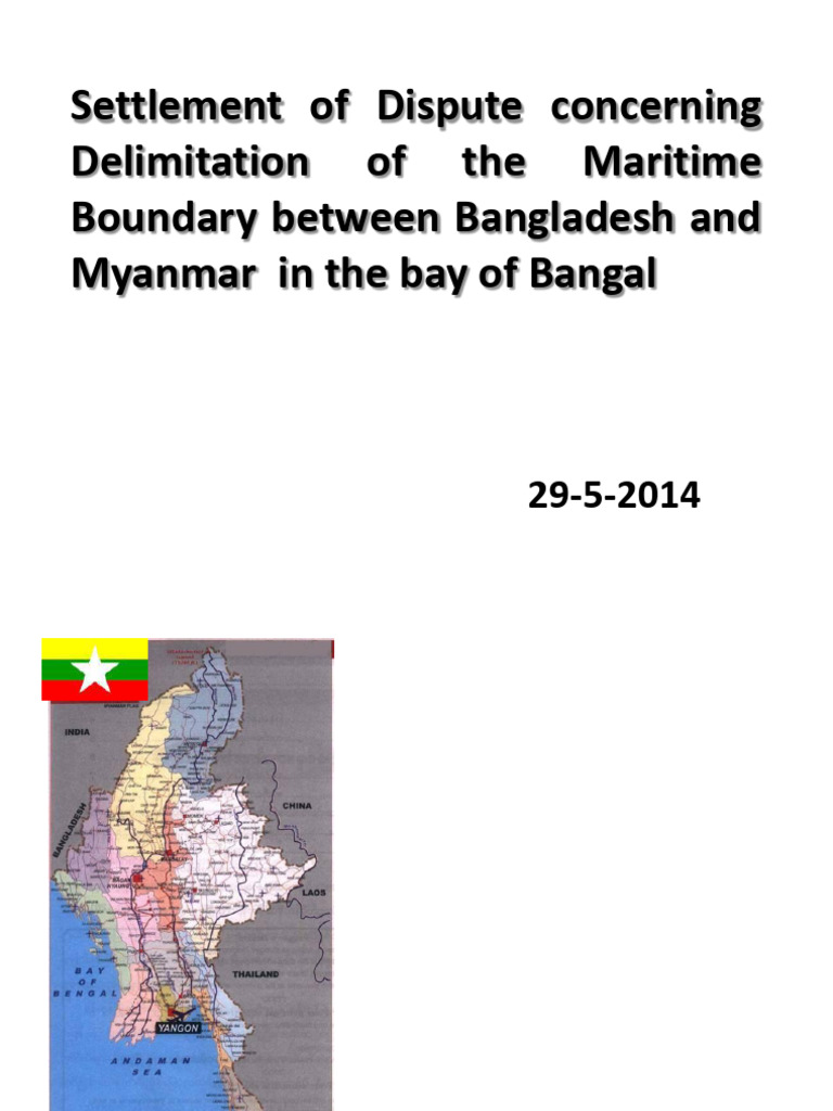 Bangladesh-Myanmar Maritime Boundary Settlement | PDF | Territorial ...