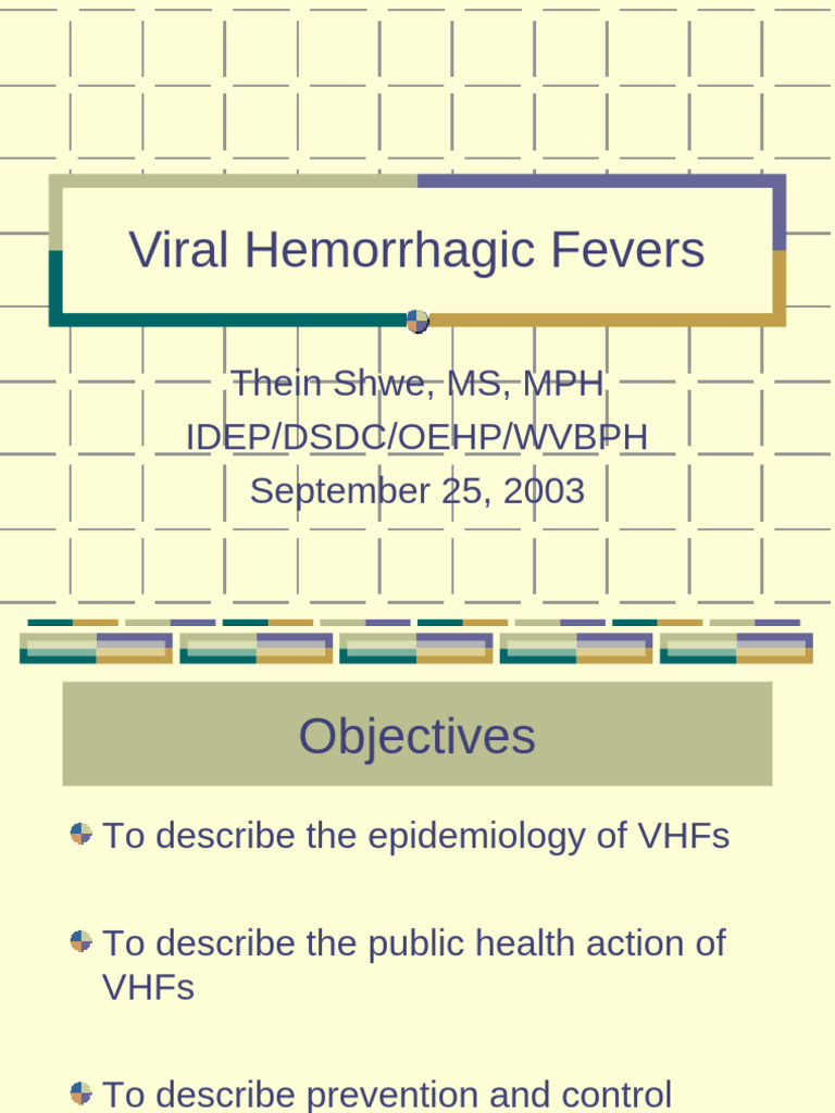 Viral Hemorrhagic Fevers Overview | PDF | Microbiology | Animal Virology