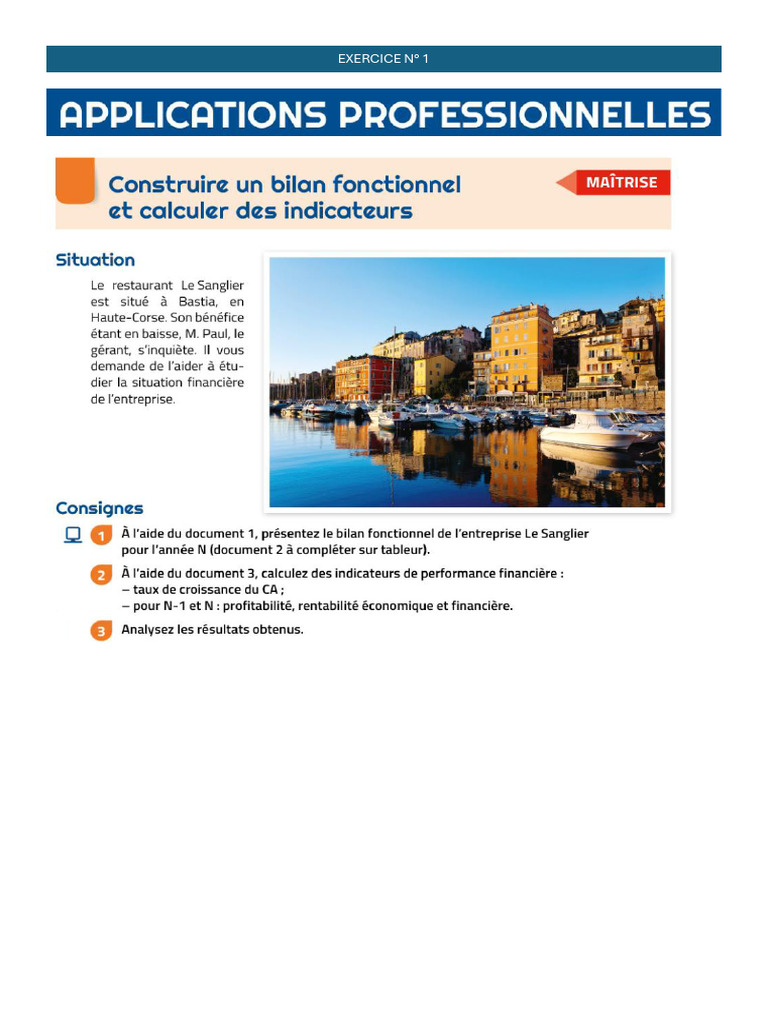 EXERCICE N° 1 | PDF