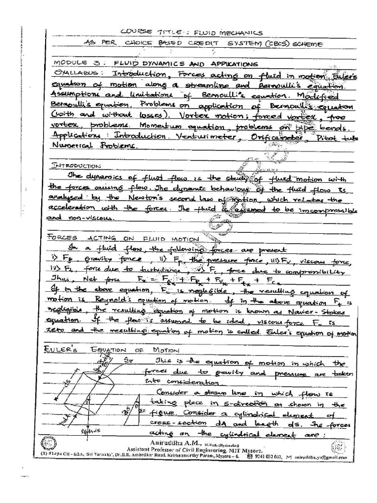 Fm Mod 3 Pdf Mechanics Engineering