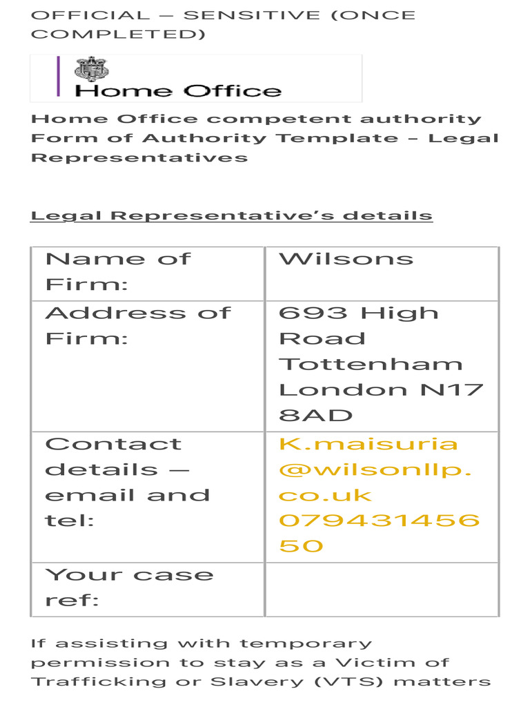 Official - Sensitive (Once Completed) | PDF | Crimes | Crime & Violence