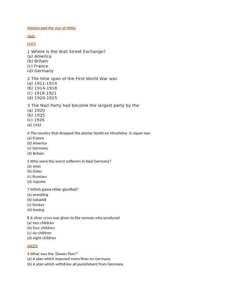 226-C-32753-Nazism and The Rise of Hitler Assignment Final | PDF | Nazi ...