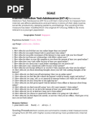 Headsss Assessment | PDF | Adolescence | Violence