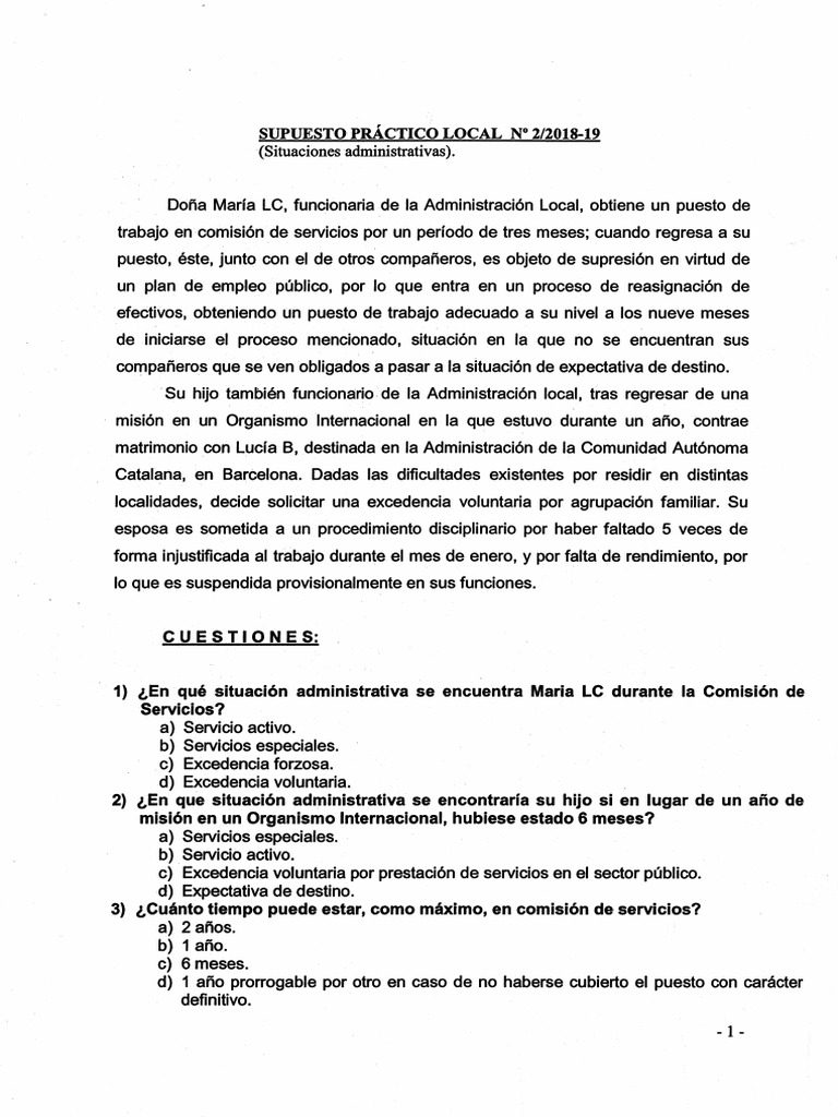Supuesto Práctico Nº 2 | PDF