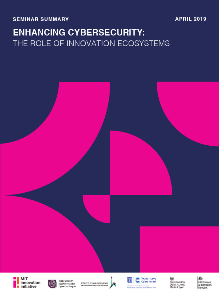 Cybersecurity Innovation Ecosystems Summary | PDF | Computer Security ...