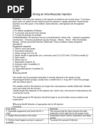 Z-TRACK-METHOD Checklist | PDF | Injection (Medicine) | Medicine