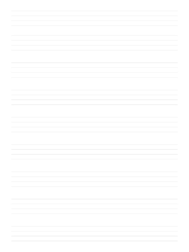 Style 4 - Four Line Grid - Blank Pages - Size A4 | PDF