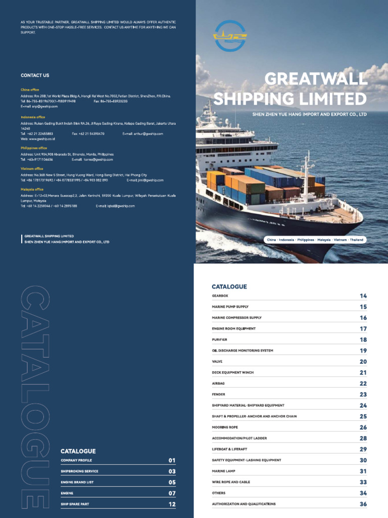 GREATWALL SHIPPING BROCHURE NEW (small) | PDF