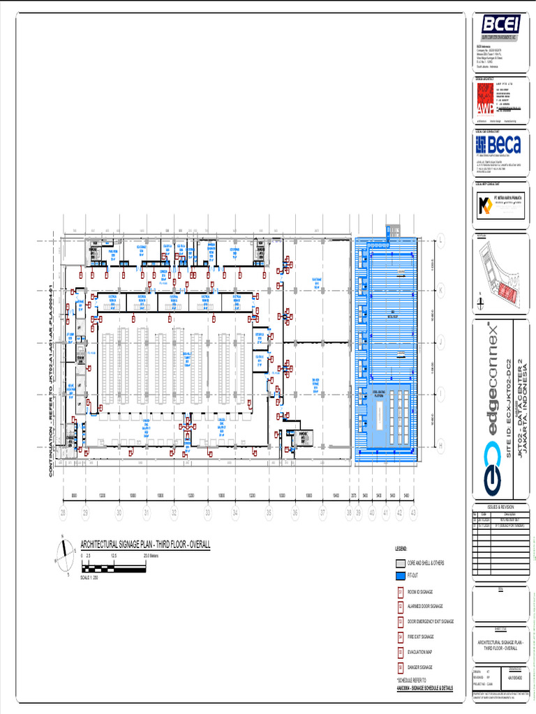 4a1w0400 - Architectural Signage Plan - Third Floor - Overall | PDF