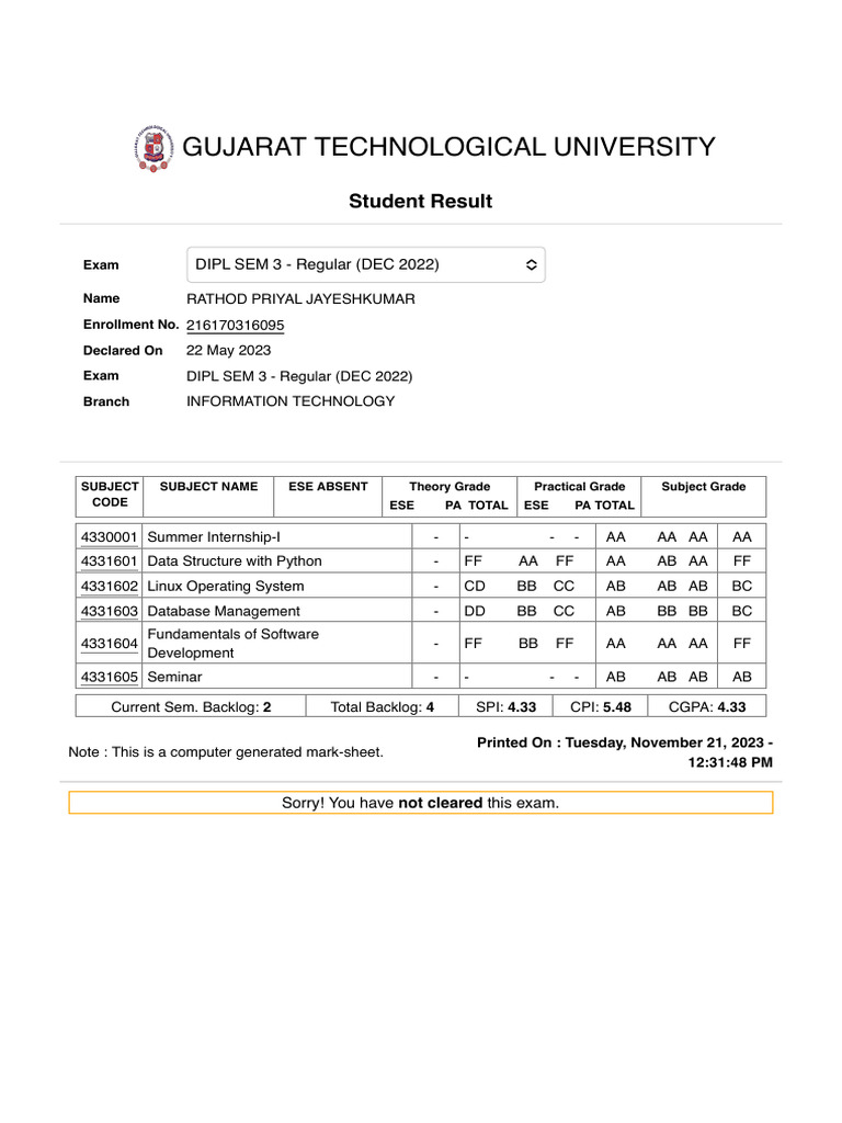Sem 3-1 | PDF