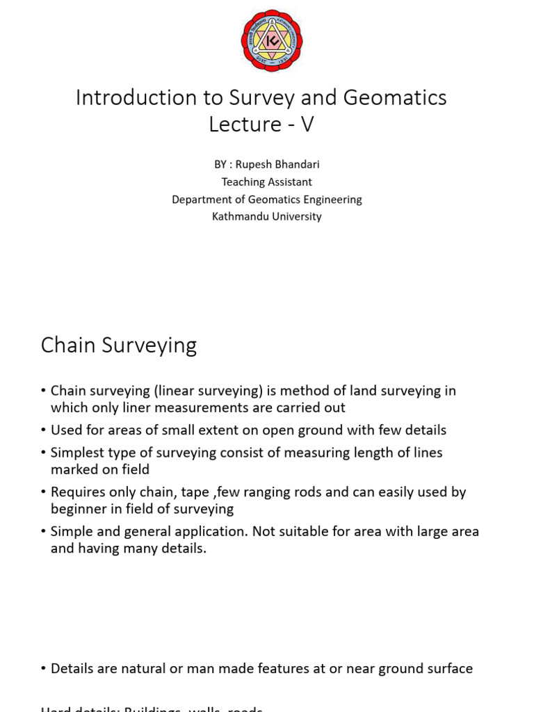 Chain_Surveying | PDF | Surveying | Triangle