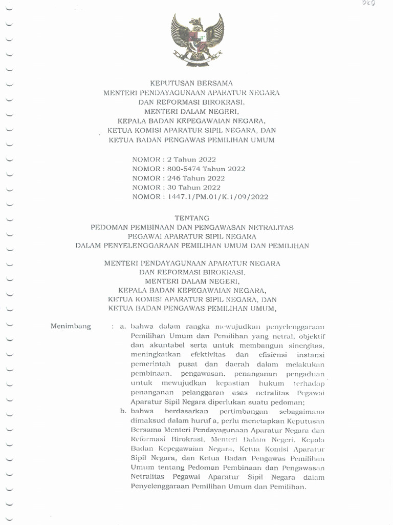 KPTS BERSAMA MENPAN | PDF