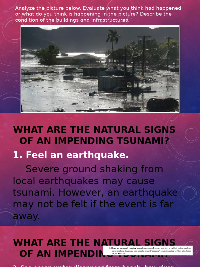 Tsunami Warning Signs and Safety Tips | PDF | Tsunami | Earth Sciences
