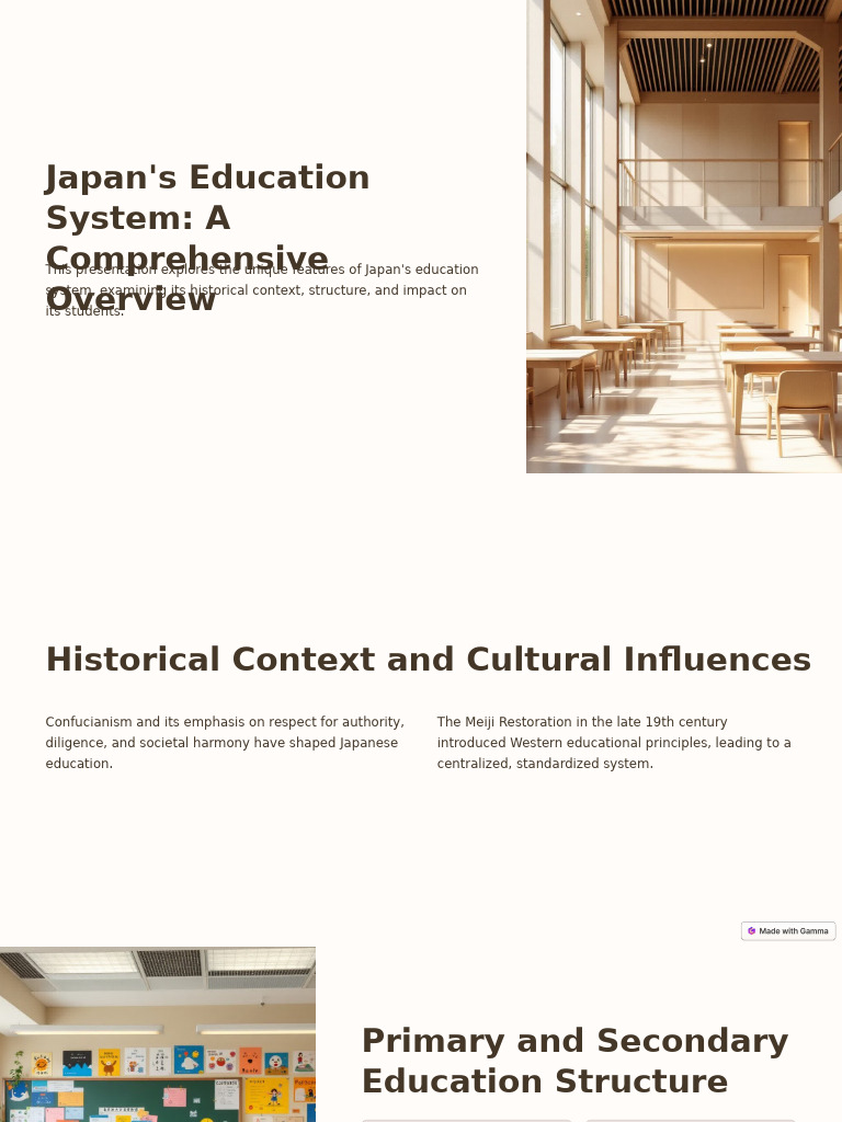 Overview of Japan's Education System | PDF