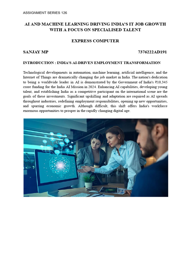 Assignmnet Series 126 - 7376222ad191 | PDF | Artificial Intelligence | Intelligence (AI) & Semantics