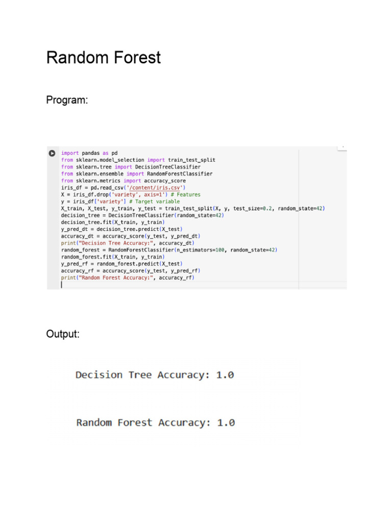 6) Random Forest | PDF