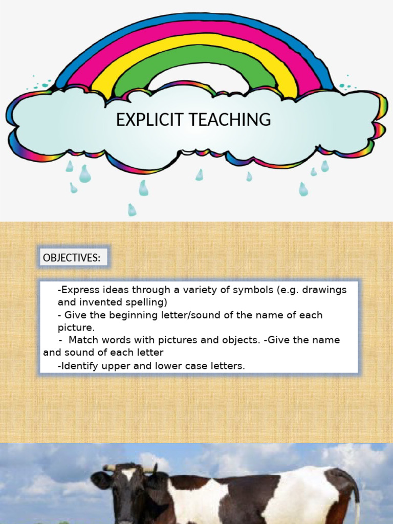 Explicit Teaching Mtb Ppt | PDF