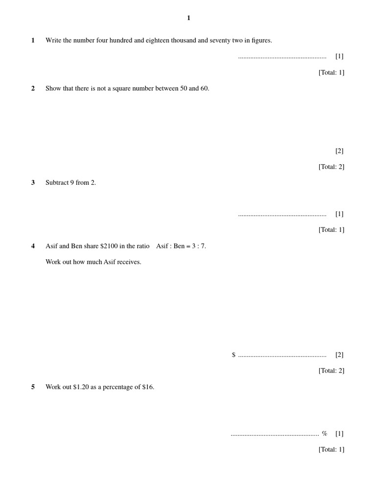 1 Identify Different Sets Og Numbers Easy | PDF | Musical Instruments ...
