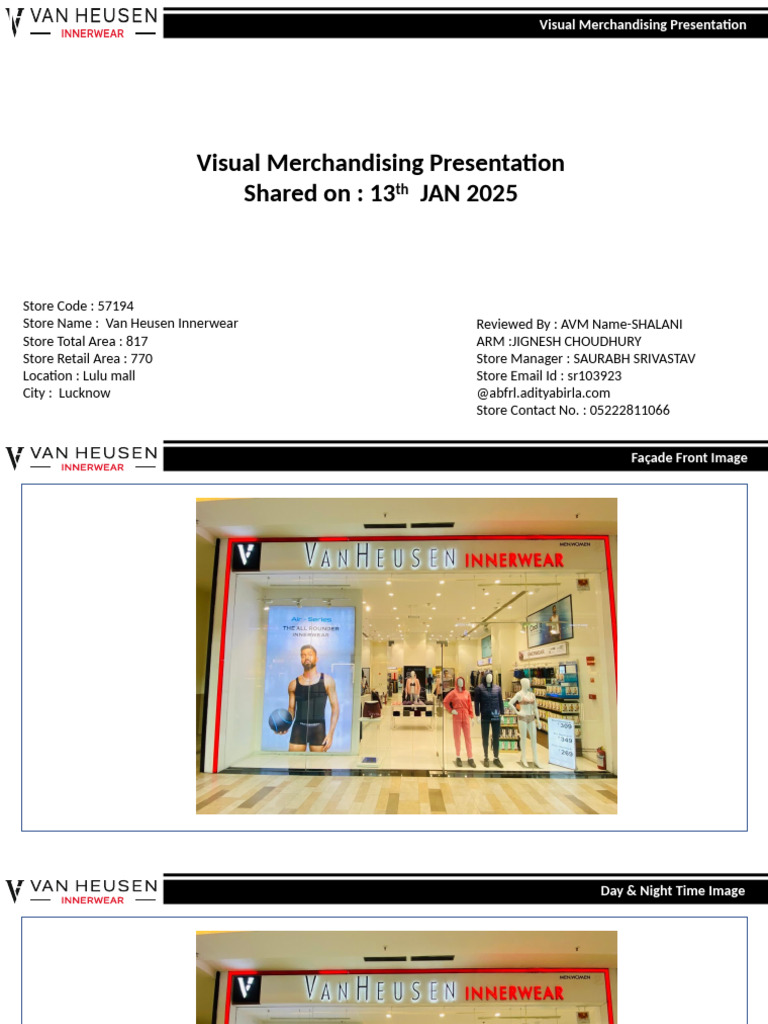 Lulu Mall Lucknow VM PPT 13.01.2025 | PDF