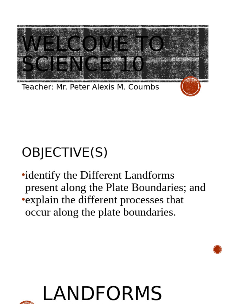 Landforms of Plate Boundaries | PDF | Plate Tectonics | Tectonics