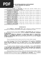Extrajudicial Settlement With Waiver of Rights | PDF | Common Law ...