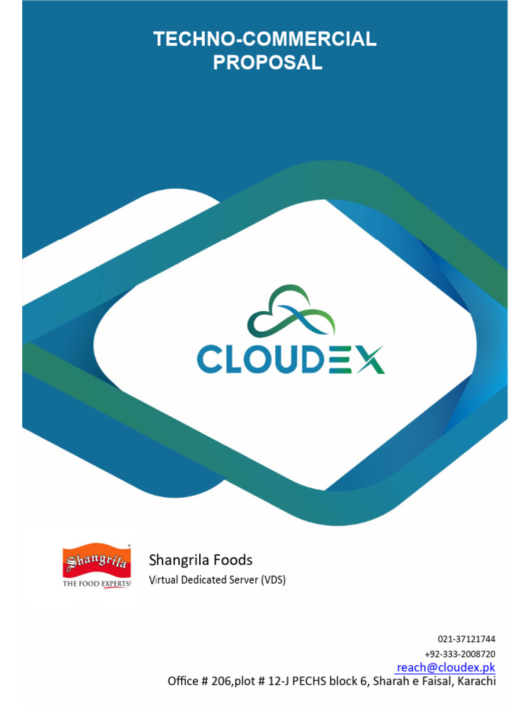 Shangrila Foods - Techno Funtional Proposal | PDF | Software As A Service | Cloud Computing