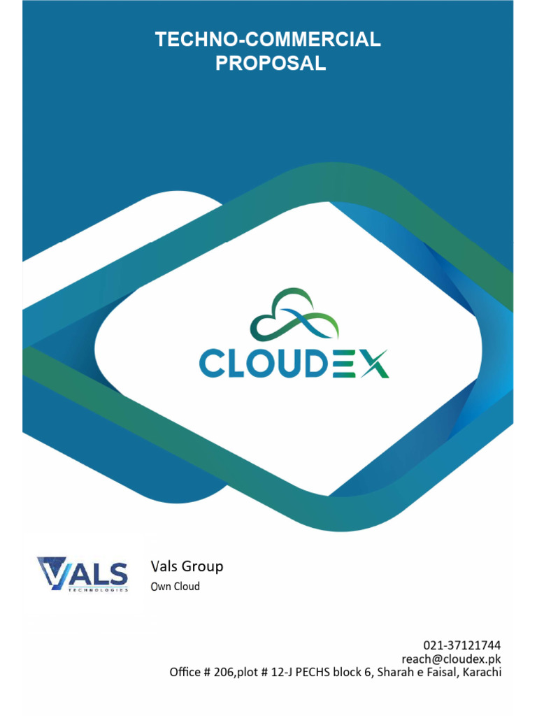 Vals Group - Own Cloud Storage Proposal | PDF | Software As A Service | Cloud Computing