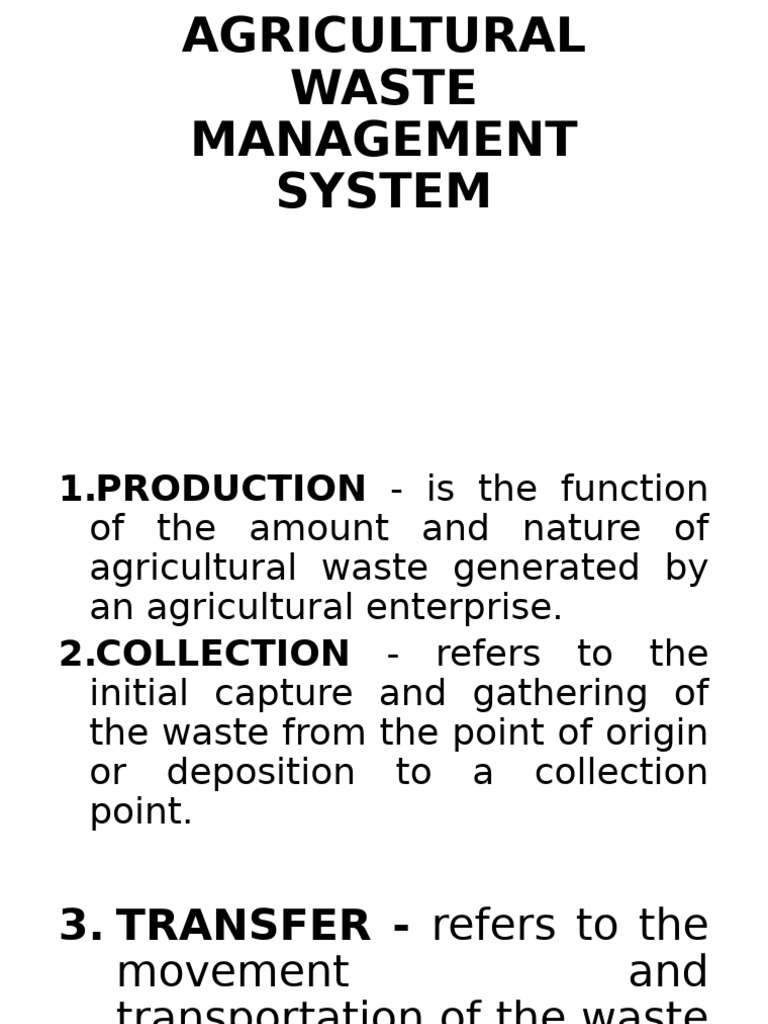g7 q2 Agricultural Waste Management System | PDF