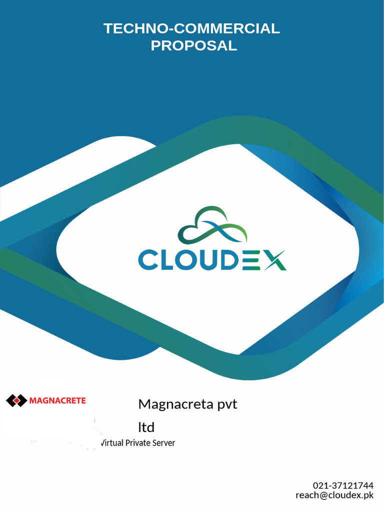 CloudEx VPS Proposal for Magnacrete | PDF | Software As A Service | Platform As A Service