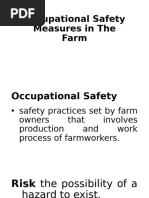 Lesson 2. Agricultural Hazards and Risks in Farm Operation | PDF ...