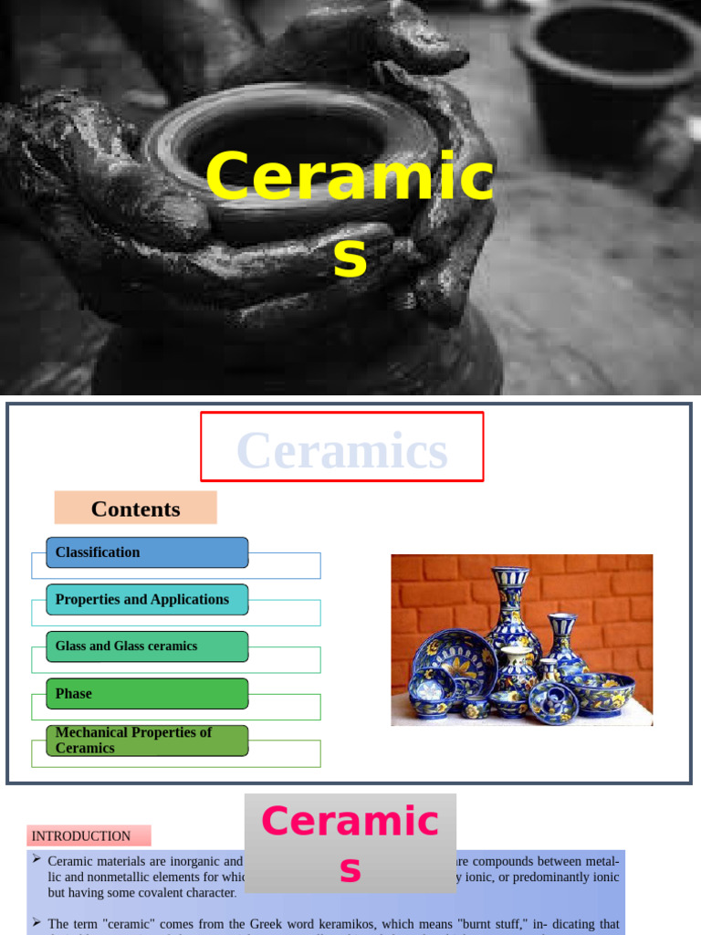 Ceramics | PDF | Zirconium Dioxide | Cement