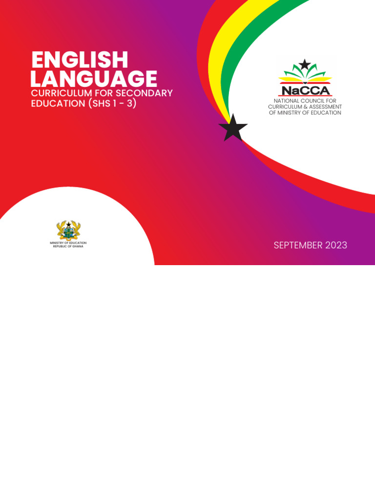 SHS English Language Curriculum 2023 | PDF | Learning | Project Based ...