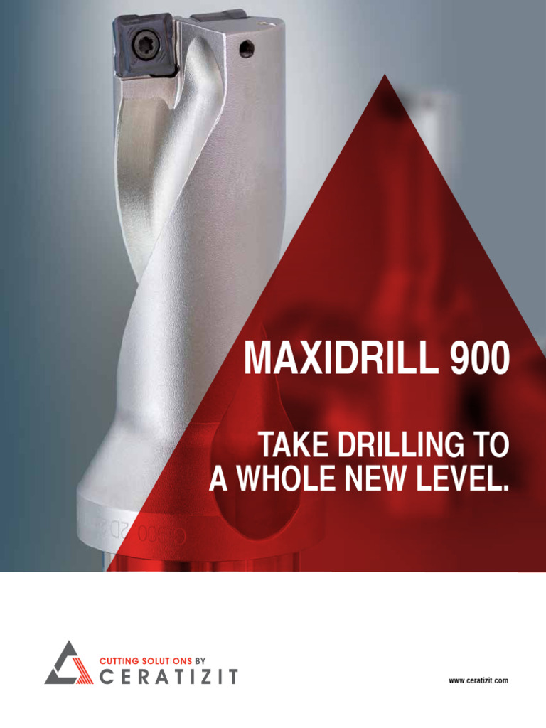 MaxiDrill 900: High-Performance Drilling | PDF | Drilling | Machining