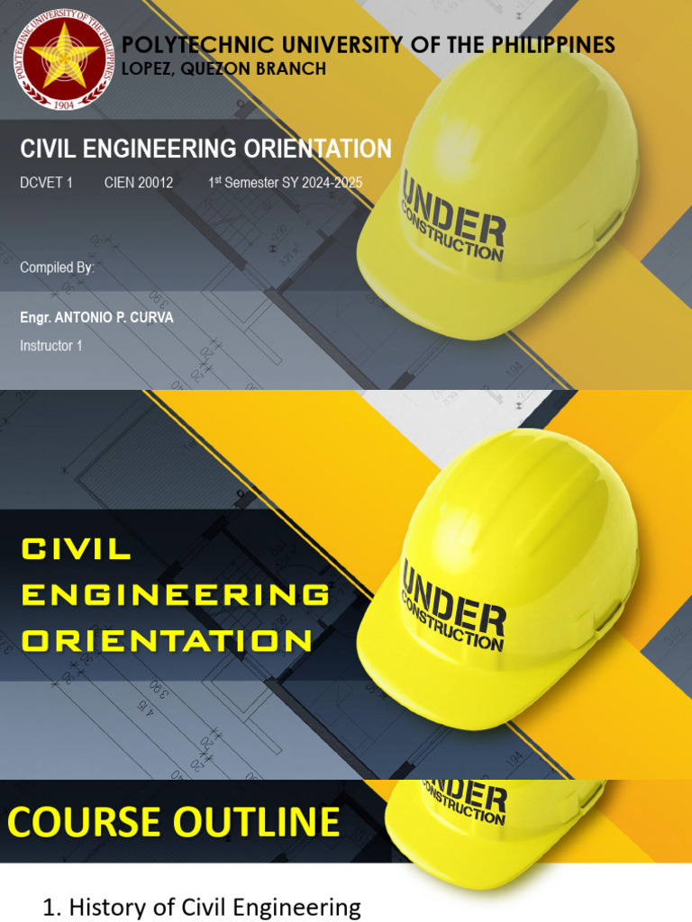 Civil Engineering Orientation Guide | PDF | Civil Engineering | Engineering