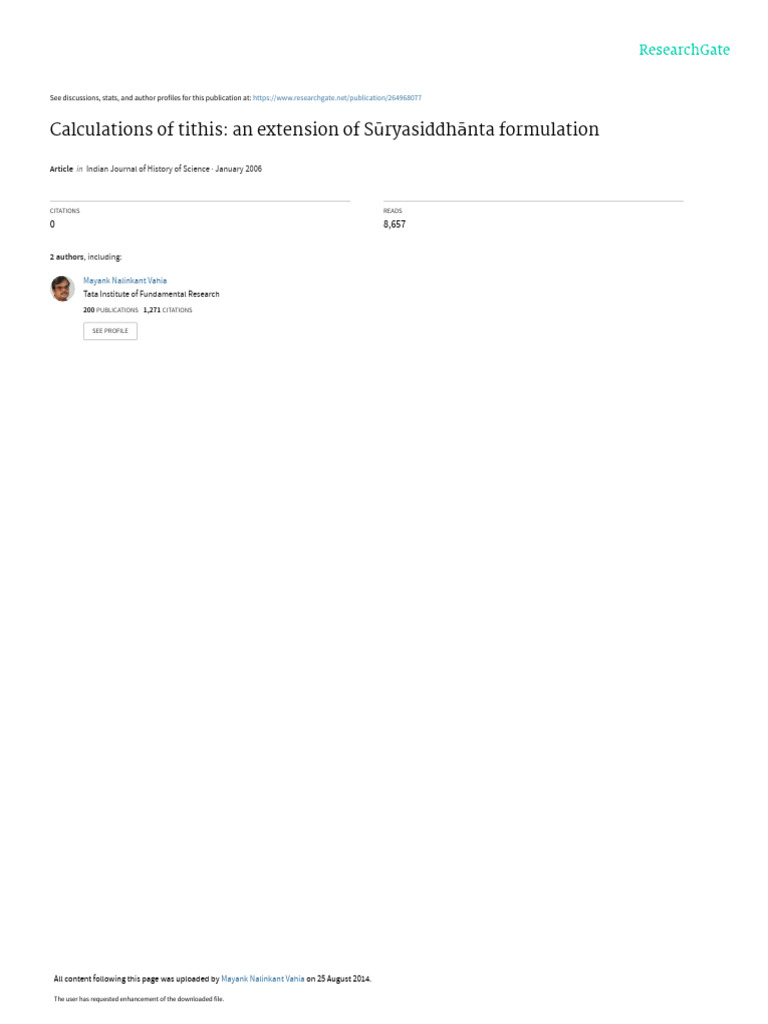 Tithi Calculations | PDF | Minute And Second Of Arc | Astronomy