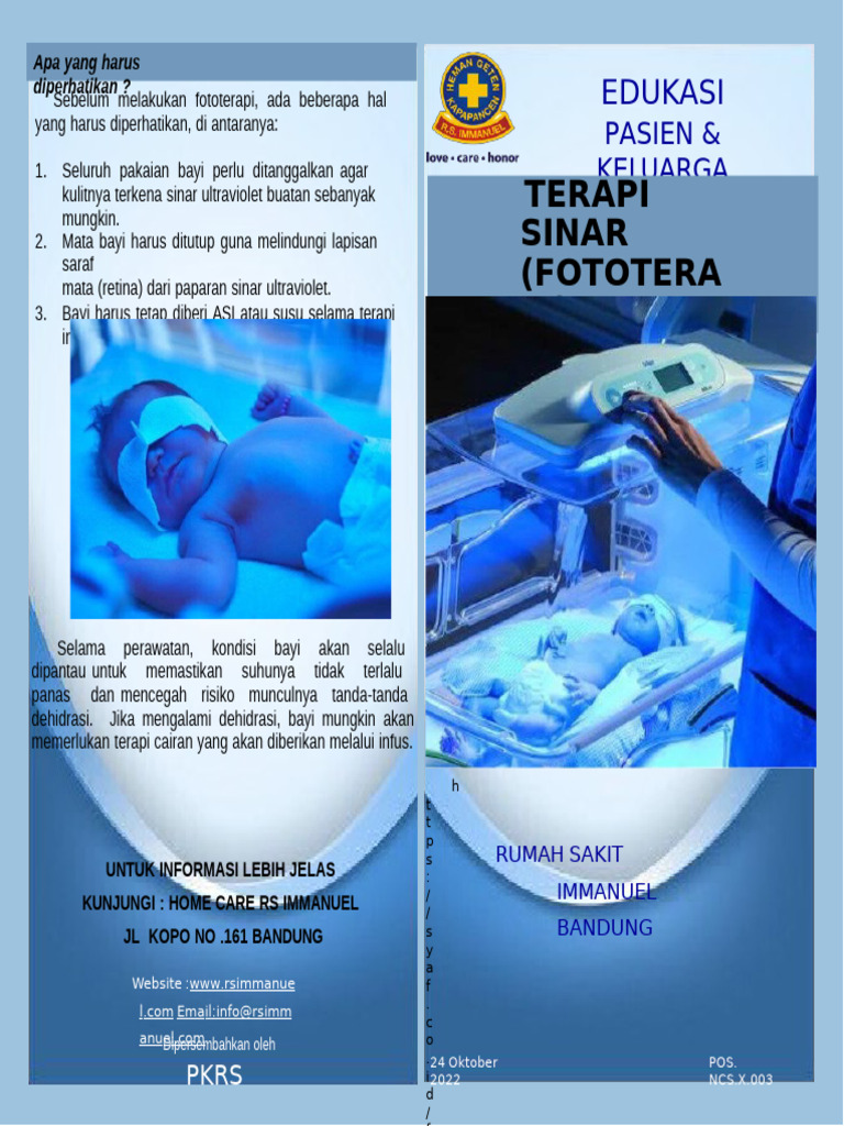 Leaflet Fototerapi | PDF