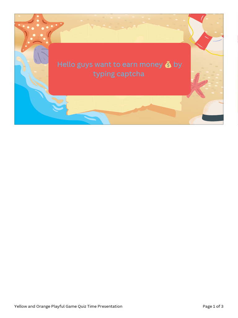 Yellow and Orange Playful Game Quiz Time Presentation - 20250120 ...