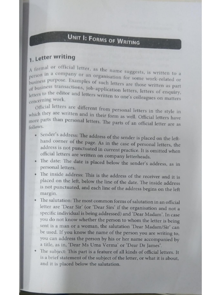 Communication Skills Unit 1 | PDF