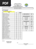 Test Result Analysis Templates for DepEd | PDF | Learning