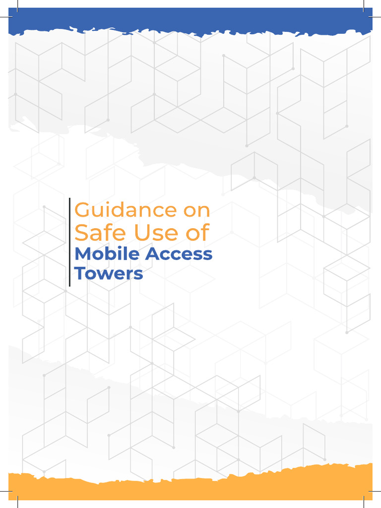 Guidance On Safe Use of Mobile Access Tower 2023 - Compressed | PDF ...
