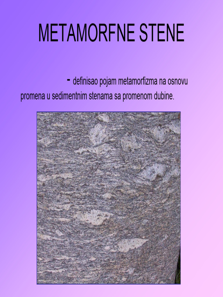 Metamorfne Stene-I | PDF