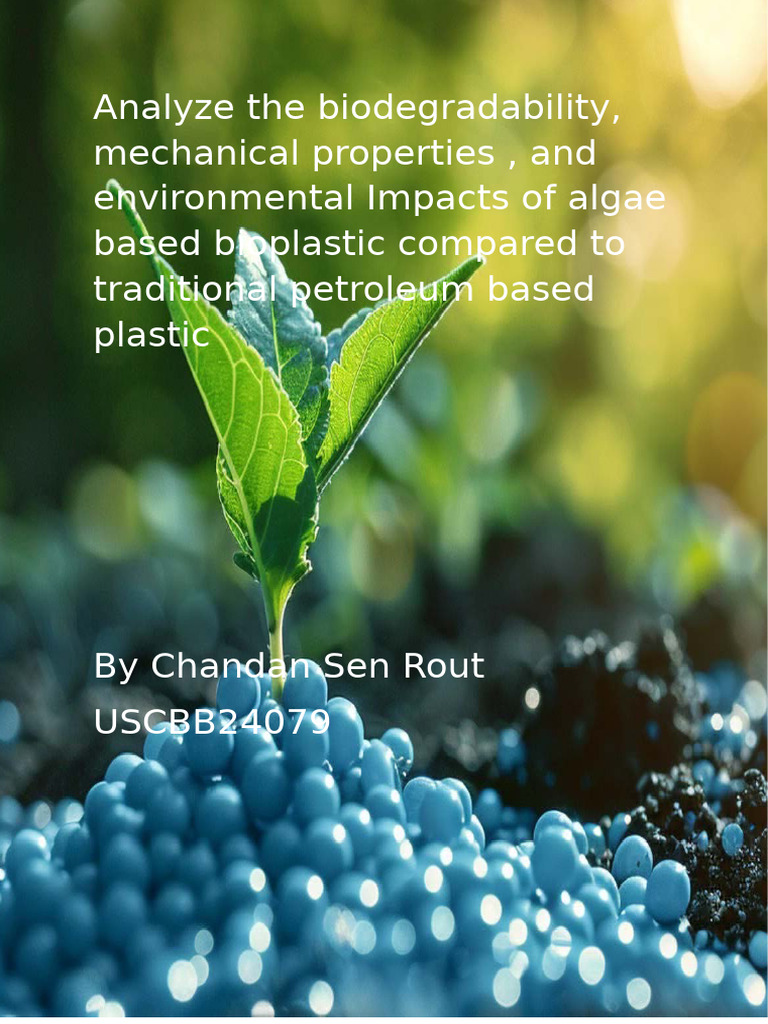 Analyze The Biodegradability | PDF | Plastic | Biodegradation