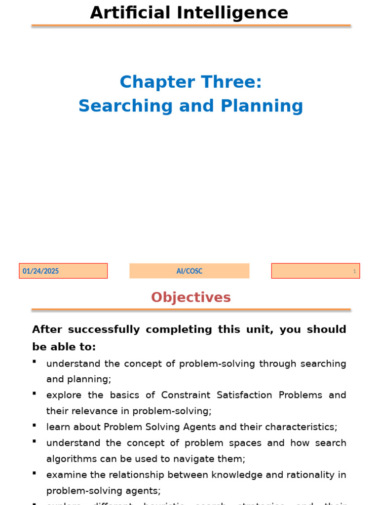 Chapter-3 - Searching and Planning | PDF | Theoretical Computer Science | Algorithms