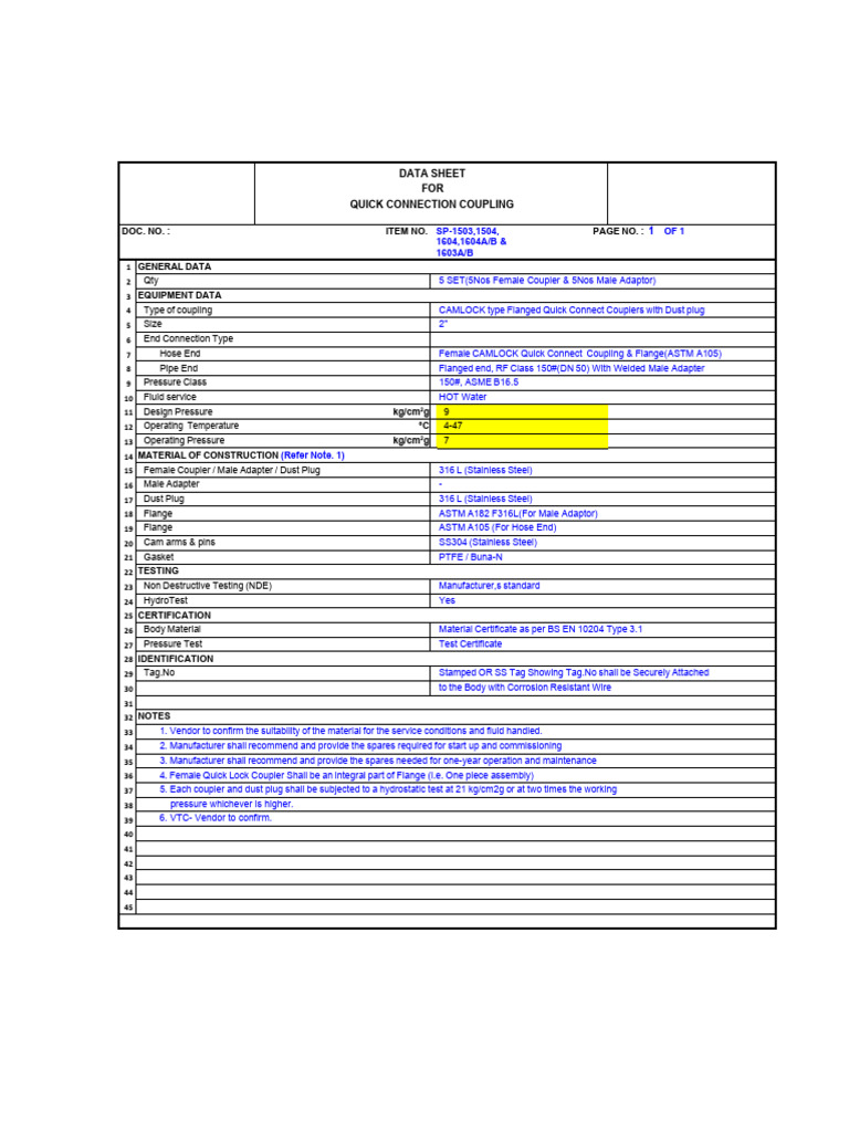 QCC Datasheet-For Sand Jetting Pump | PDF | Mechanical Engineering | Building Engineering