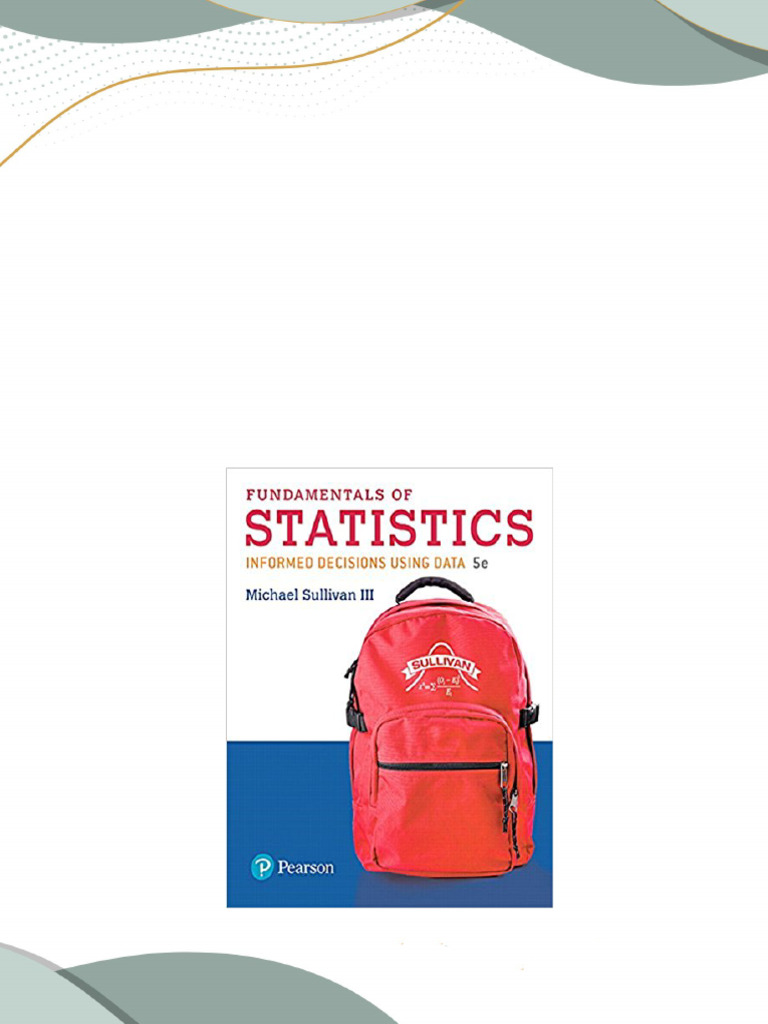 Instant Download For Test Bank For Fundamentals of Statistics 5th ...
