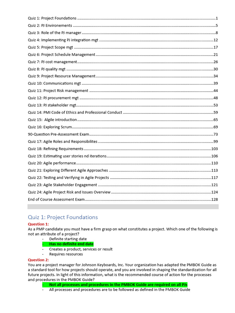 700 PMP Questions | PDF | Agile Software Development | Project Management