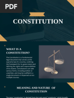 Module 1 - Constitution - Definition, Nature, Purpose, and Types | PDF | Constitution | Governance